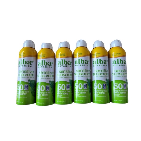 Alba | Skincare | 6 Alba Botanica Sensitive Sunscreen Spray Spf 5 ...